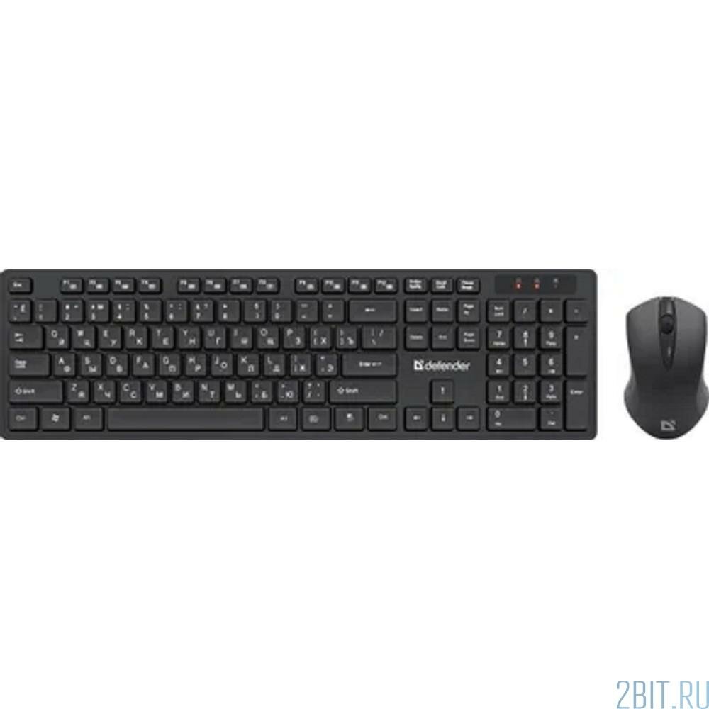 Клавиатура + мышка DEFENDER C-993 черный 45993