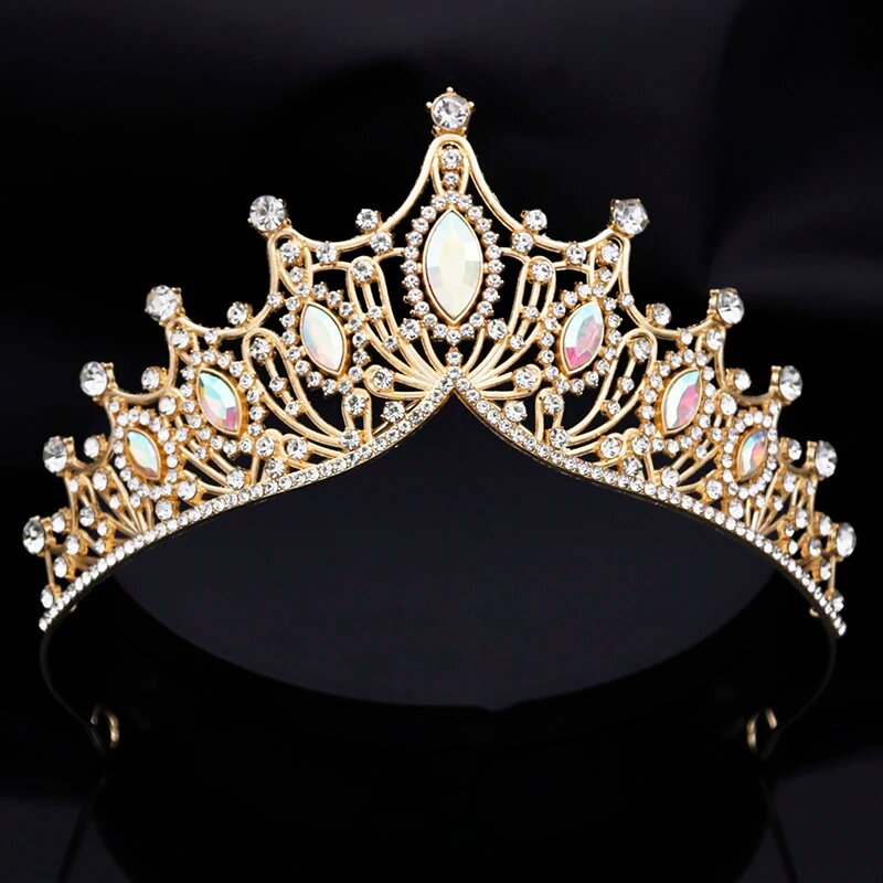 Короны и диадемы Cenmon Розовый, Gold AB