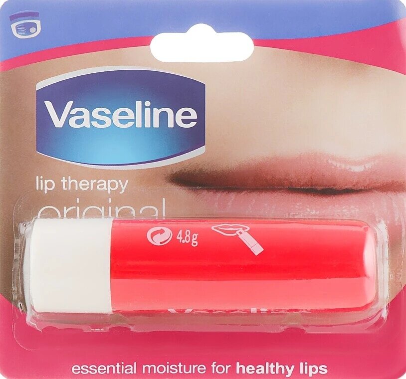 Вазелин для губ Vaseline увлажняющий 4.8 г вариант 1 для губ уход за губами