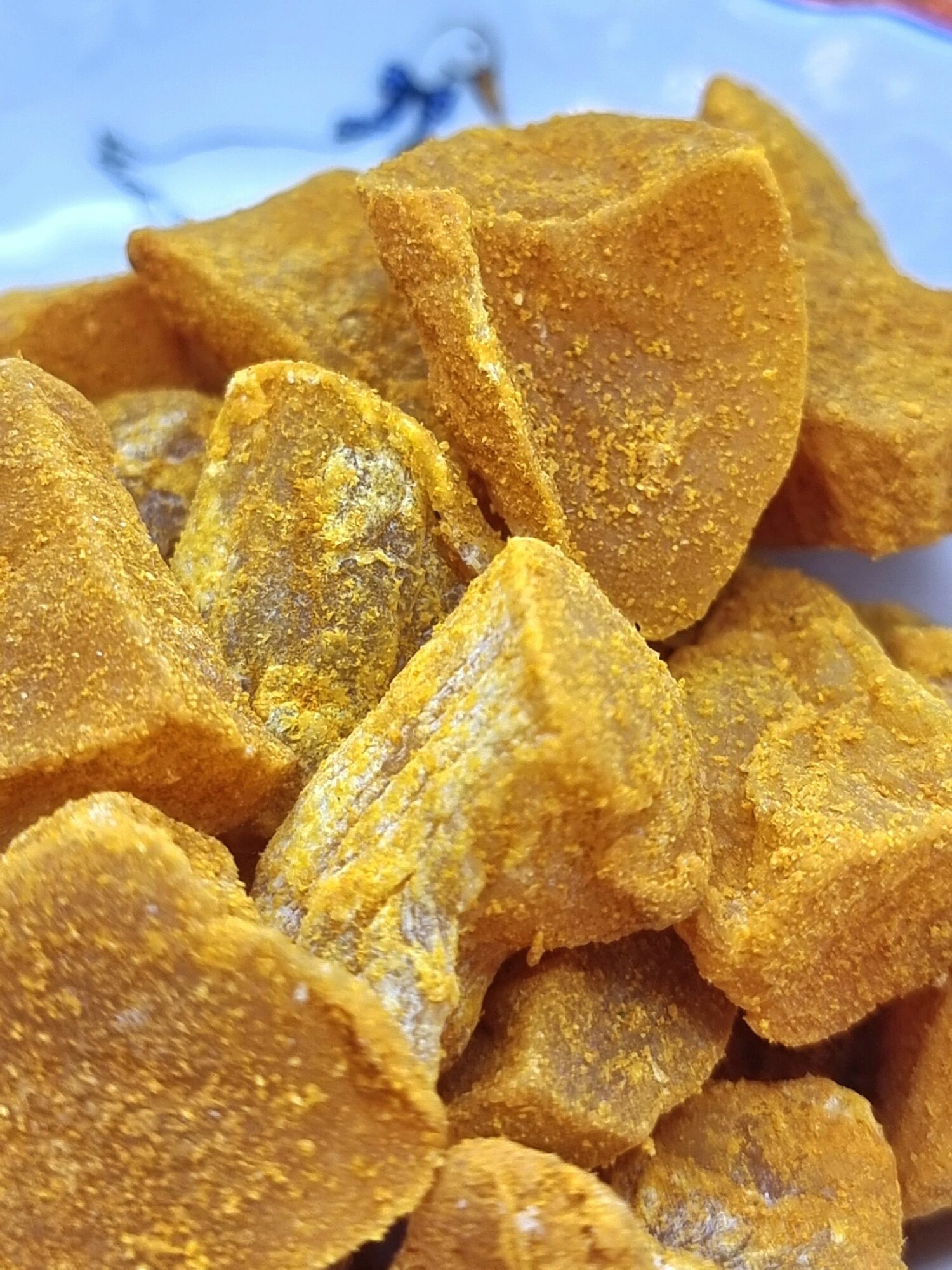 Имбирь кубики с куркумой 500 Гр.
