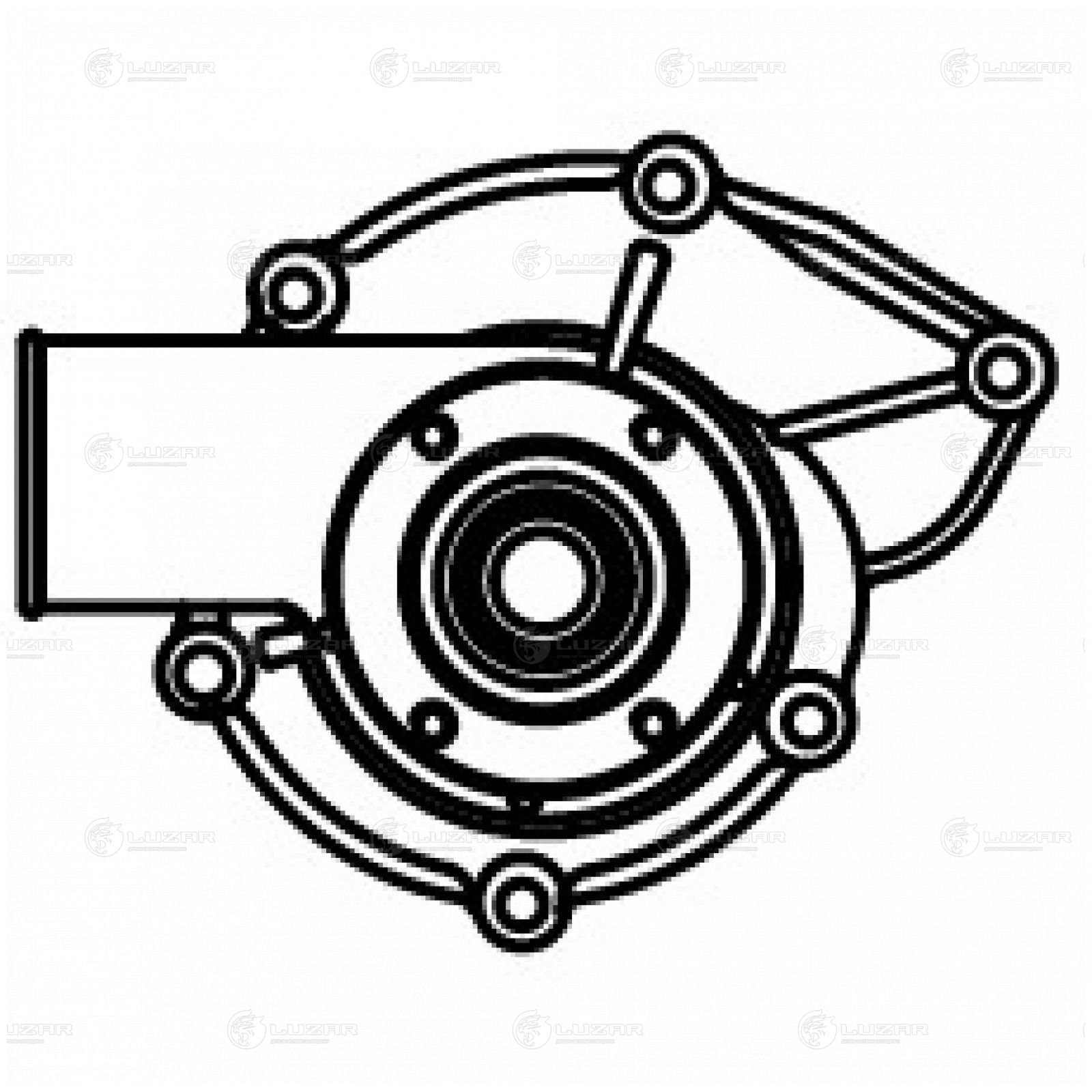 Помпа, водяной насос, для БМВ 5 E34 1988-, 7 E32 1986- 2.5i, 2.8i, 3.0i, 3.4i oem 11511271436, 11511286417 арт LWP2617