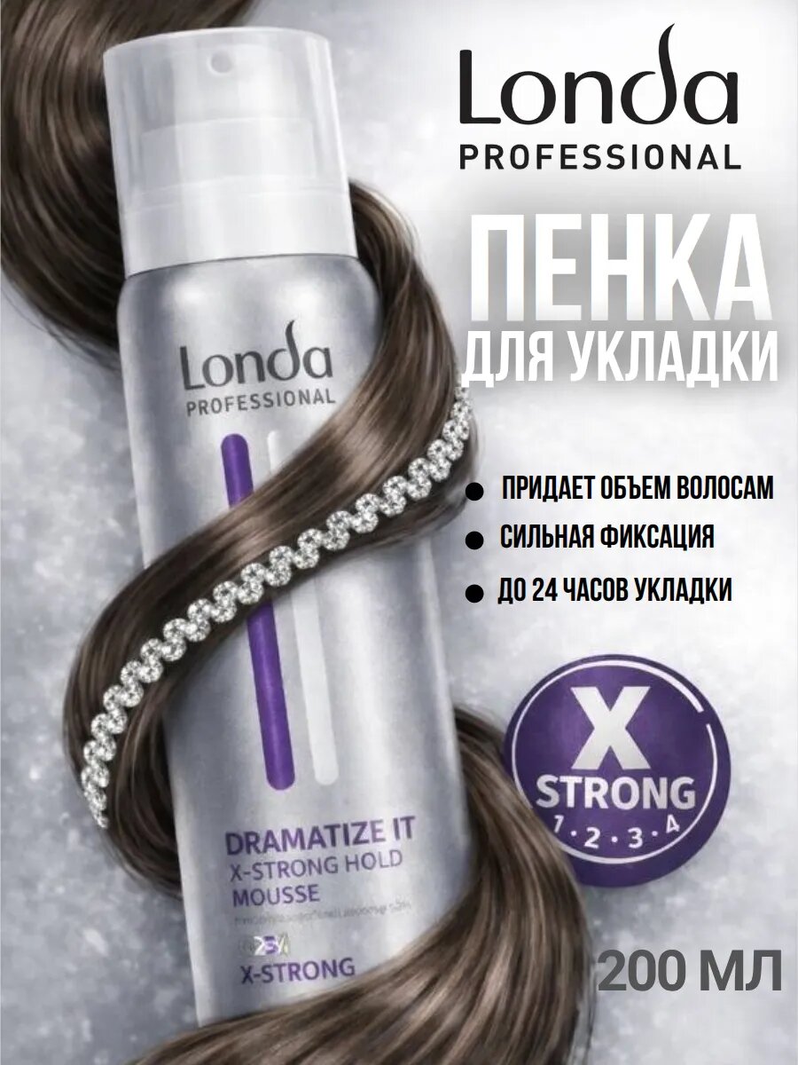 Пена для укладки экстрасильной фиксации DRAMATIZE IT 200 мл