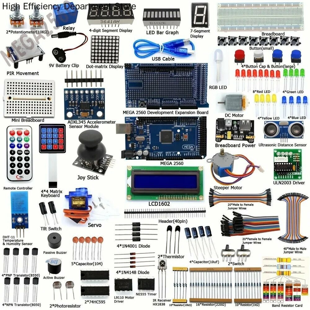 MEGA2560 Arduino набор Для Программирования С Ардуино Kit