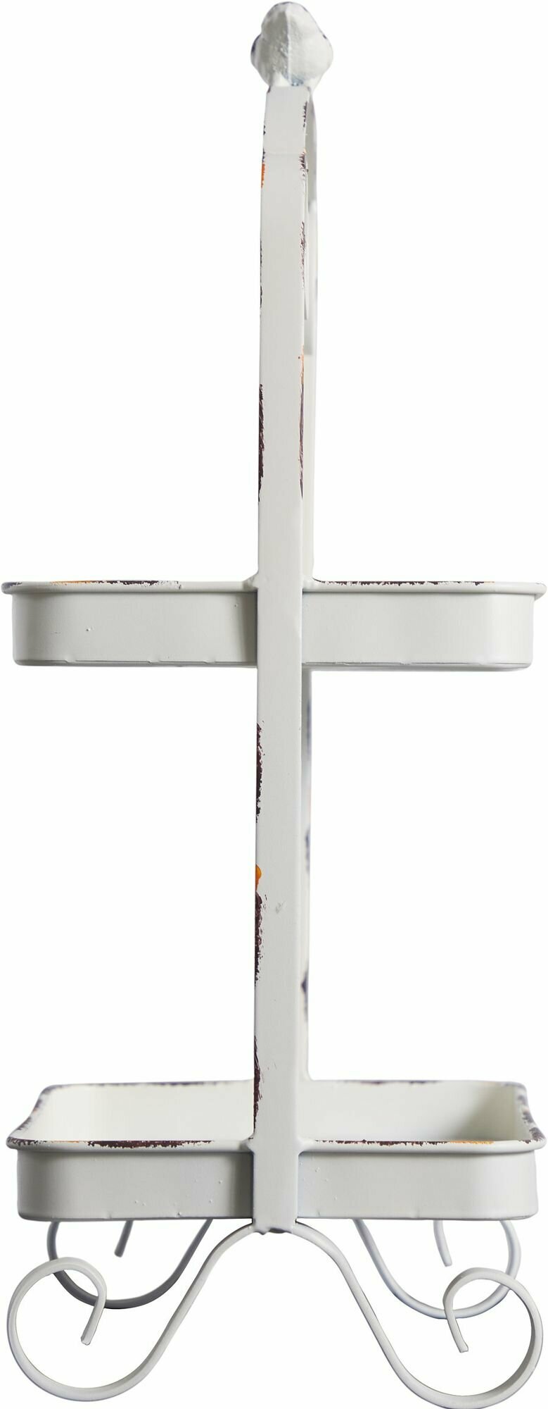 62-071 Блюдо-этажерка двухъярусное 23х14х36см, винтаж, Glasar