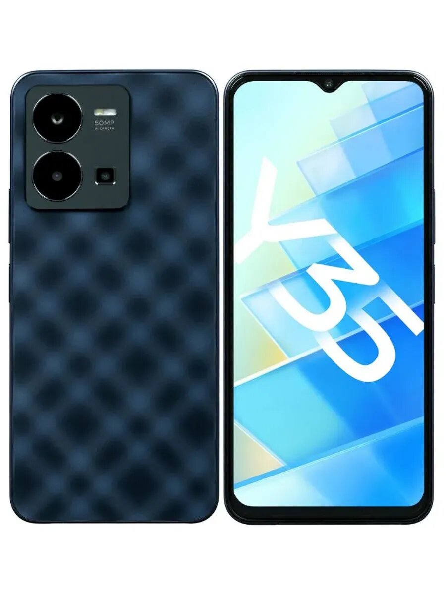 6,58" Смартфон Y35 4/64 ГБ 5662508 BLACK