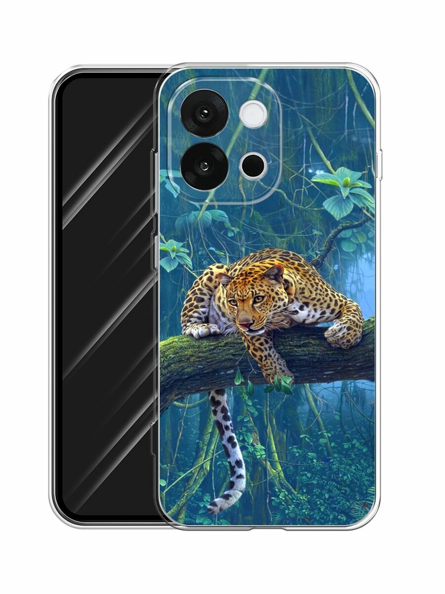 Чехол на OnePlus 13T / Ван Плас 13Т с принтом "Леопард охотник" — фото 1