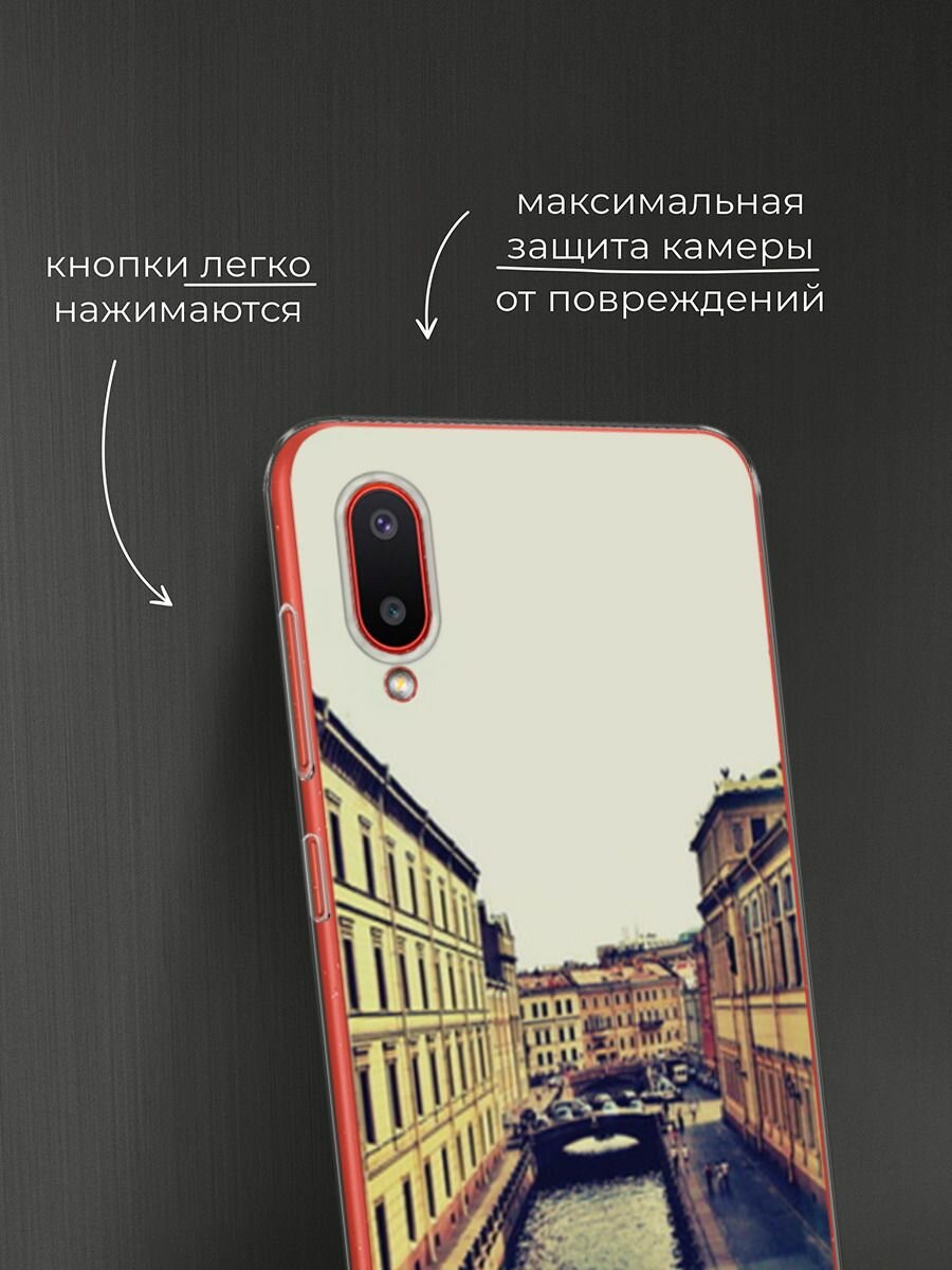 Чехол на Samsung Galaxy A02 / Самсунг Галакси А02 с принтом "Санкт-Петербург" — фото 1