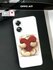 Силиконовый чехол на Oppo A17 / Оппо A17 с принтом "Мишка с сердцем 1"
