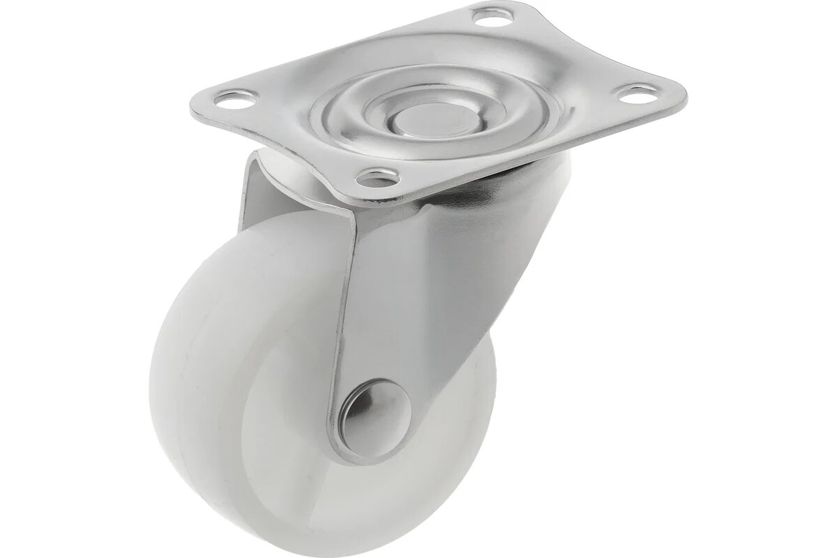 SCpp А5 мебельное колесо 50 мм, грузоподъемность 30 кг, ось 25 мм, 1000139