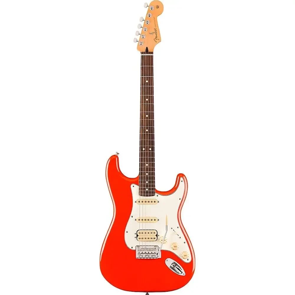 Электрогитара Fender Player II Stratocaster® HSS, Coral Red, корпус ольха, гриф клён, накладка палисандр, HSS Player Series Alnico 2-H, Player Series Alnico 5-S, звукосниматели, 22 лада, мензура 25.5,