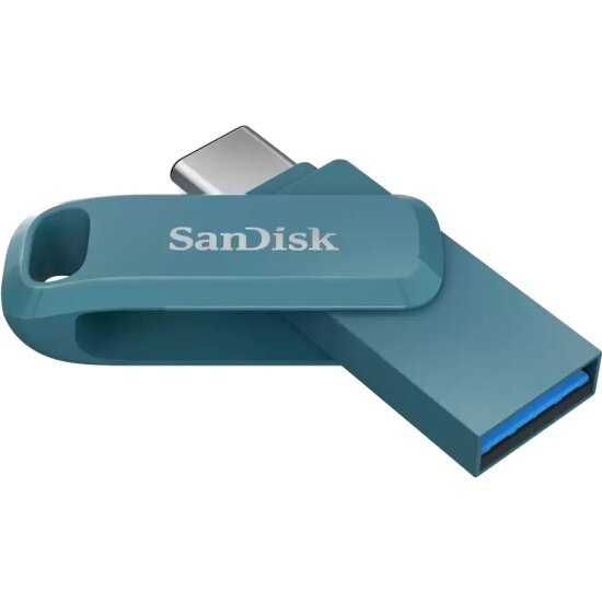USB флешка Sandisk Ultra Dual Drive Go 64Gb USB 3.2 gen 1/ USB Type-C 150 Mb/s navagio bay