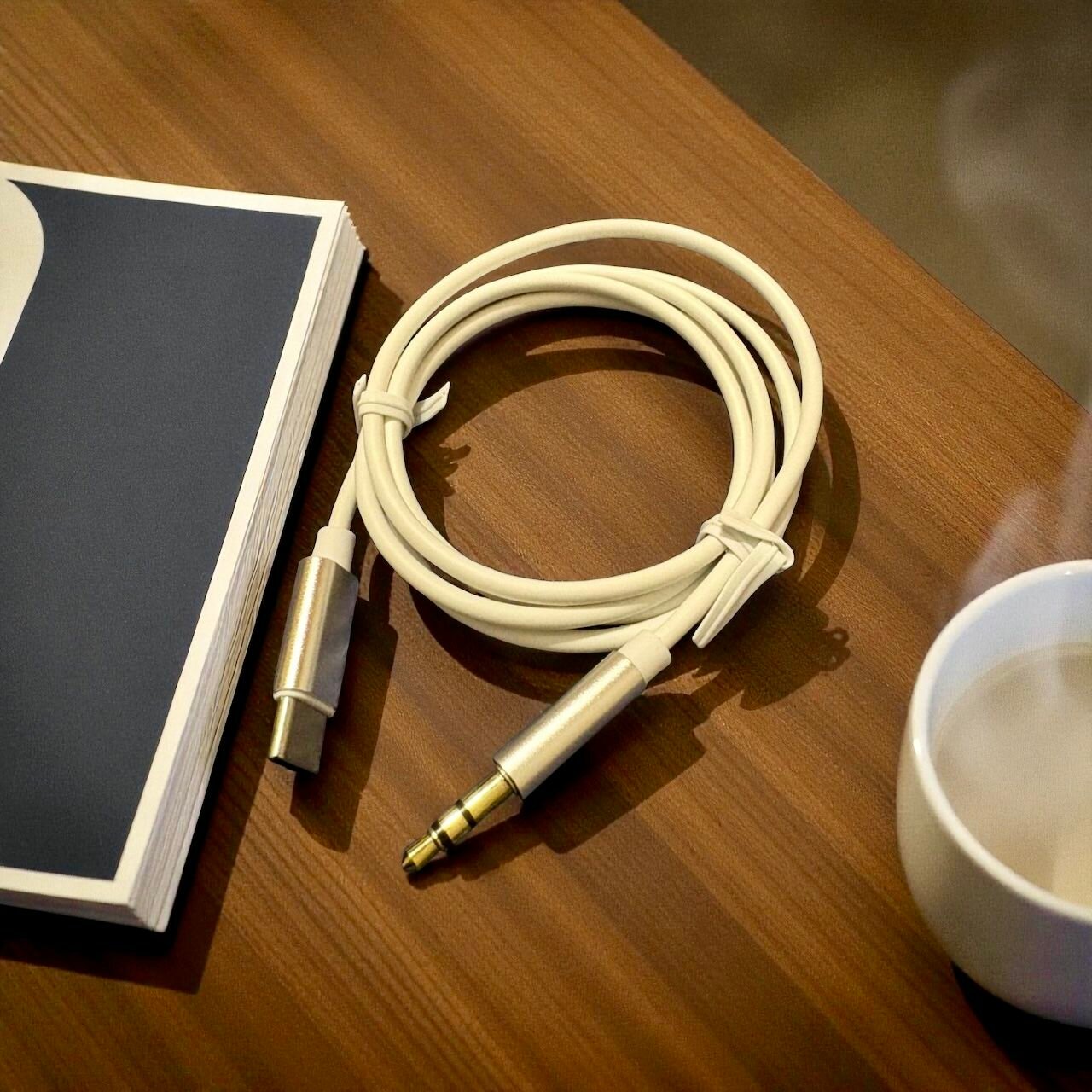 Кабель Type-C на Jack 3.5 aux