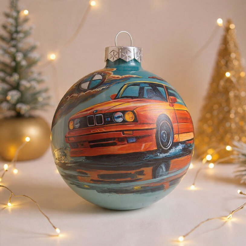 Игрушка на ёлку BMW , елочная игрушка