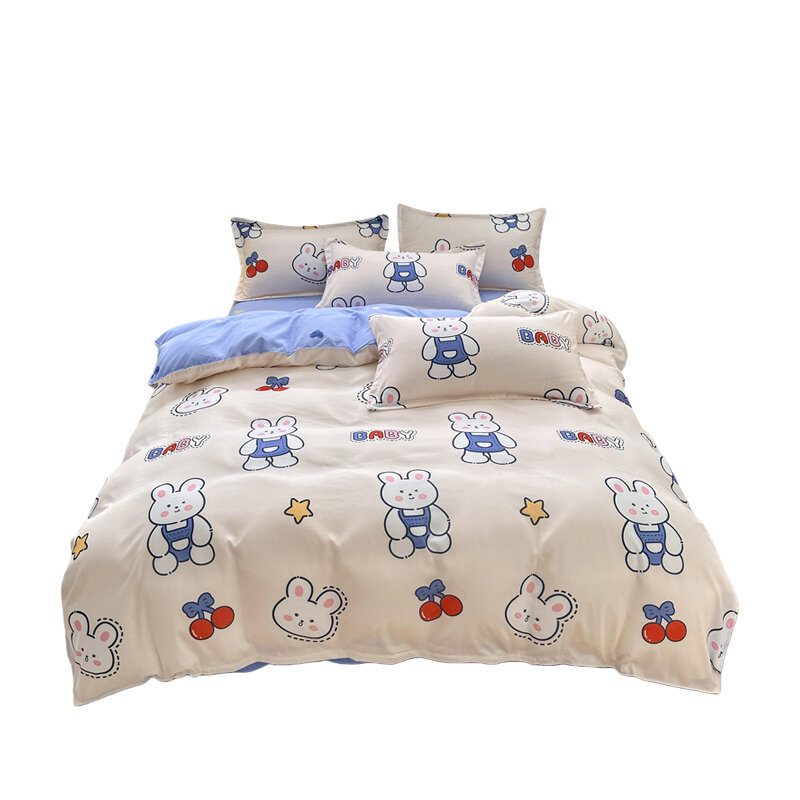 Комплект постельного белья BAINIANCI WNS-01, cute bunny baby, 1.2m, EU