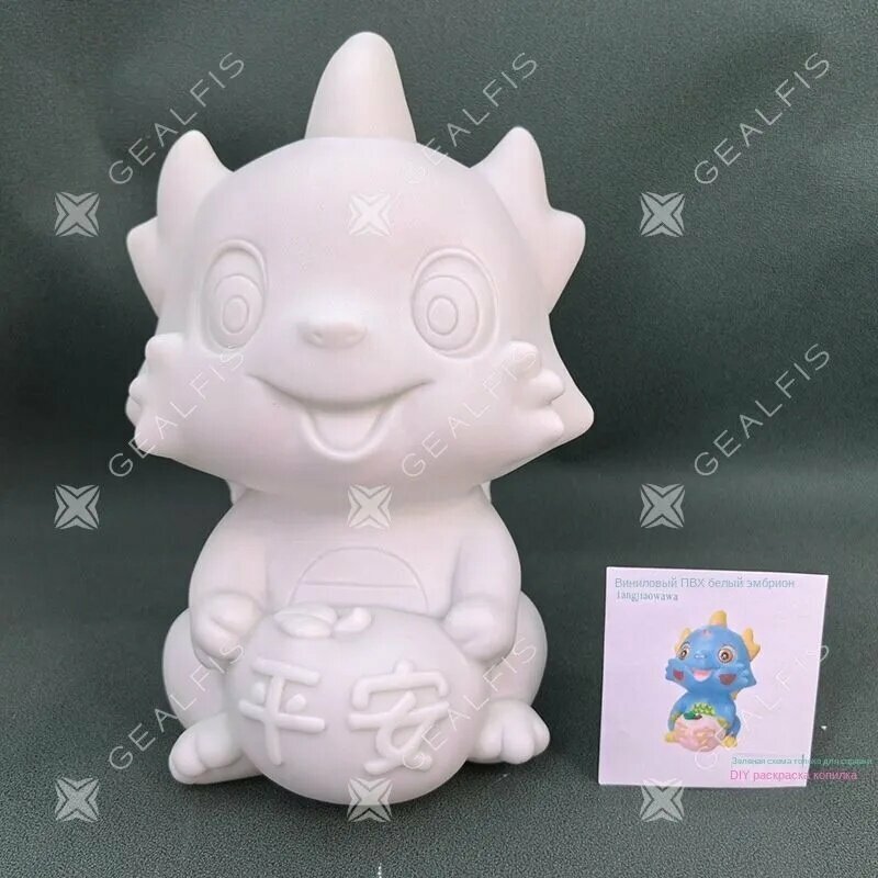 Набор для творческого обучения/раскрашивание гипсовых статуй/набор для рисования, раскрашивание гипсовых статуй 12 цветами и двумя кистями