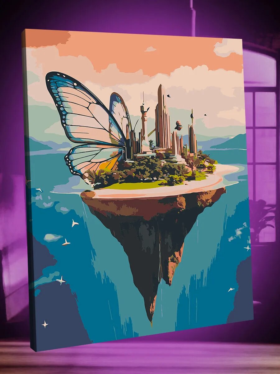 Картина по номерам Бабочка