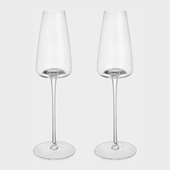 Набор бокалов Anna Lafarg Opera 2 шт, 270 мл, для шампанского, кристальное стекло (ANLAF-SH-04)