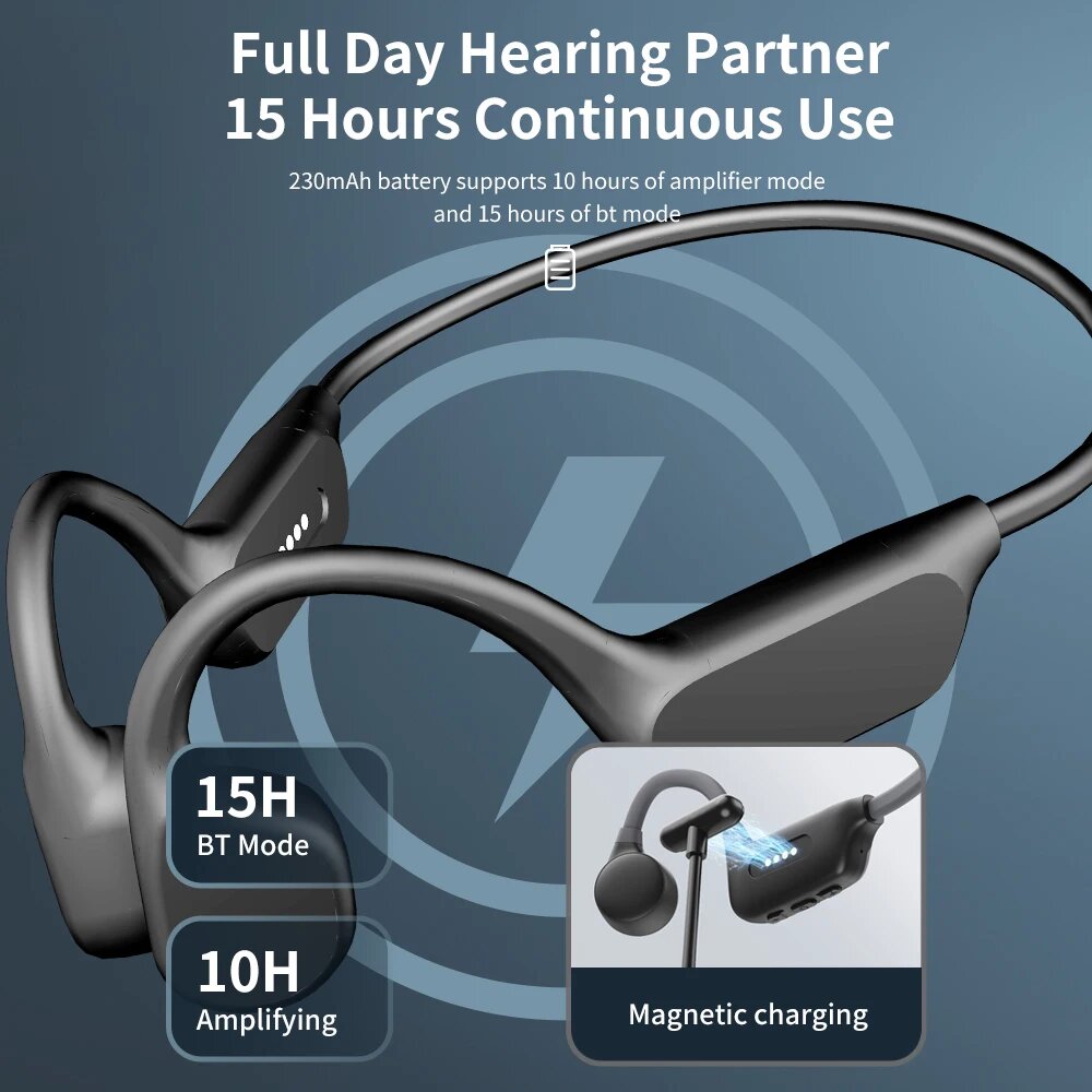 Schbit BoneHearing S1 беспроводные слуховые аппараты с шумоподавлением