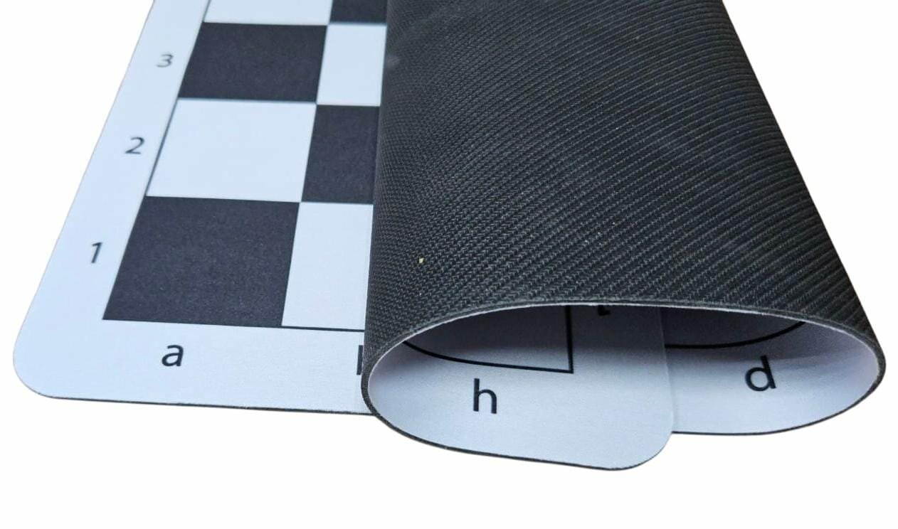 Гибкая шахматная доска Классика 51 см (EVA) клетка 5,7 см; вес 380 гр. (Без фигур)