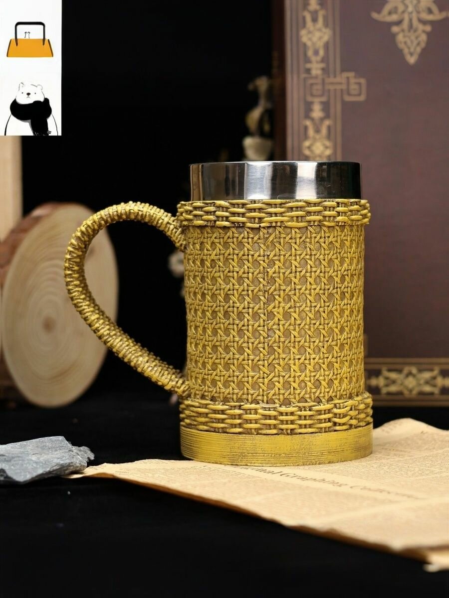 Кружка "Бамбуковая кружка", 600 мл, 1 шт-