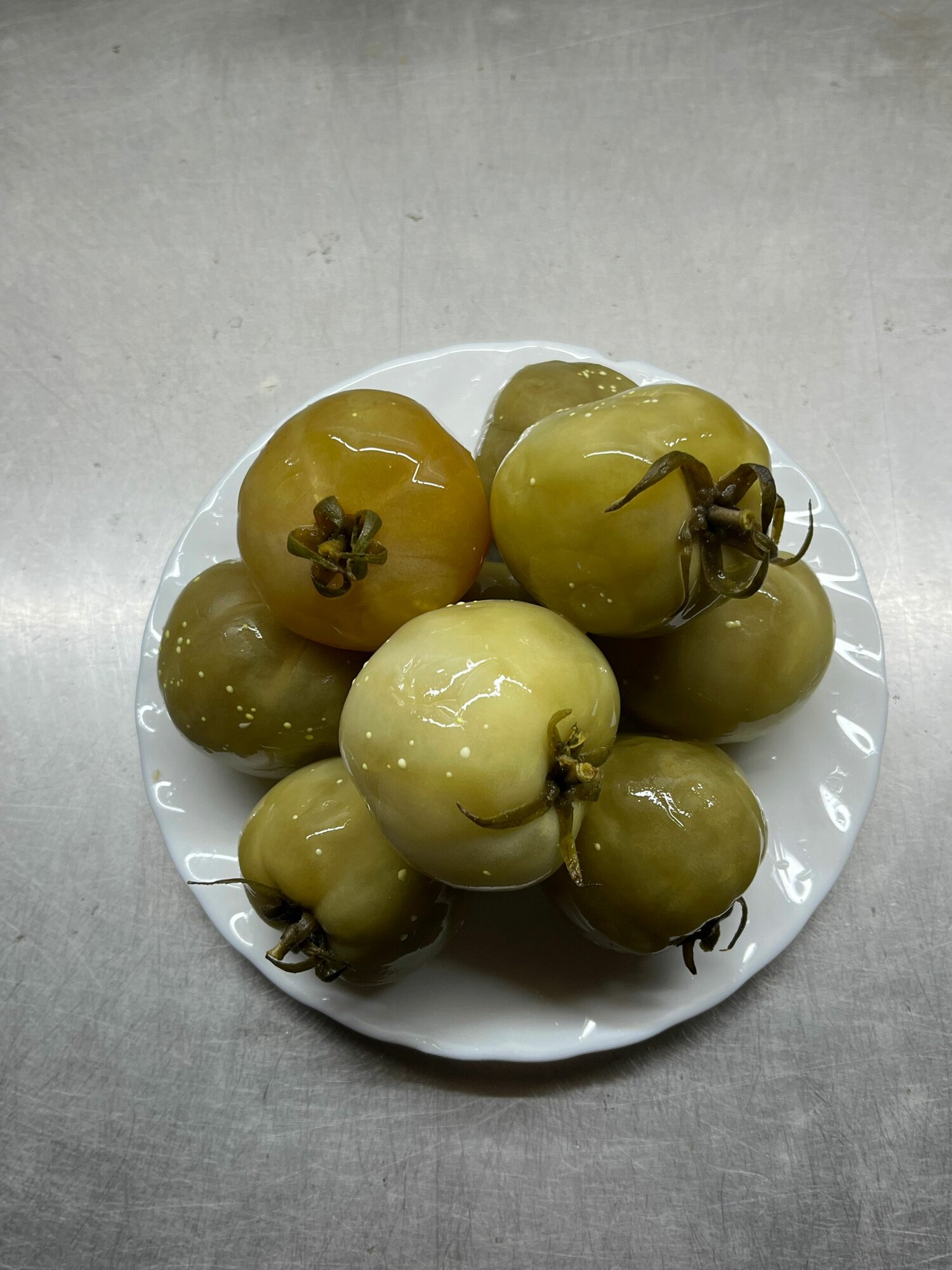 Соленые бочковые помидоры 500г