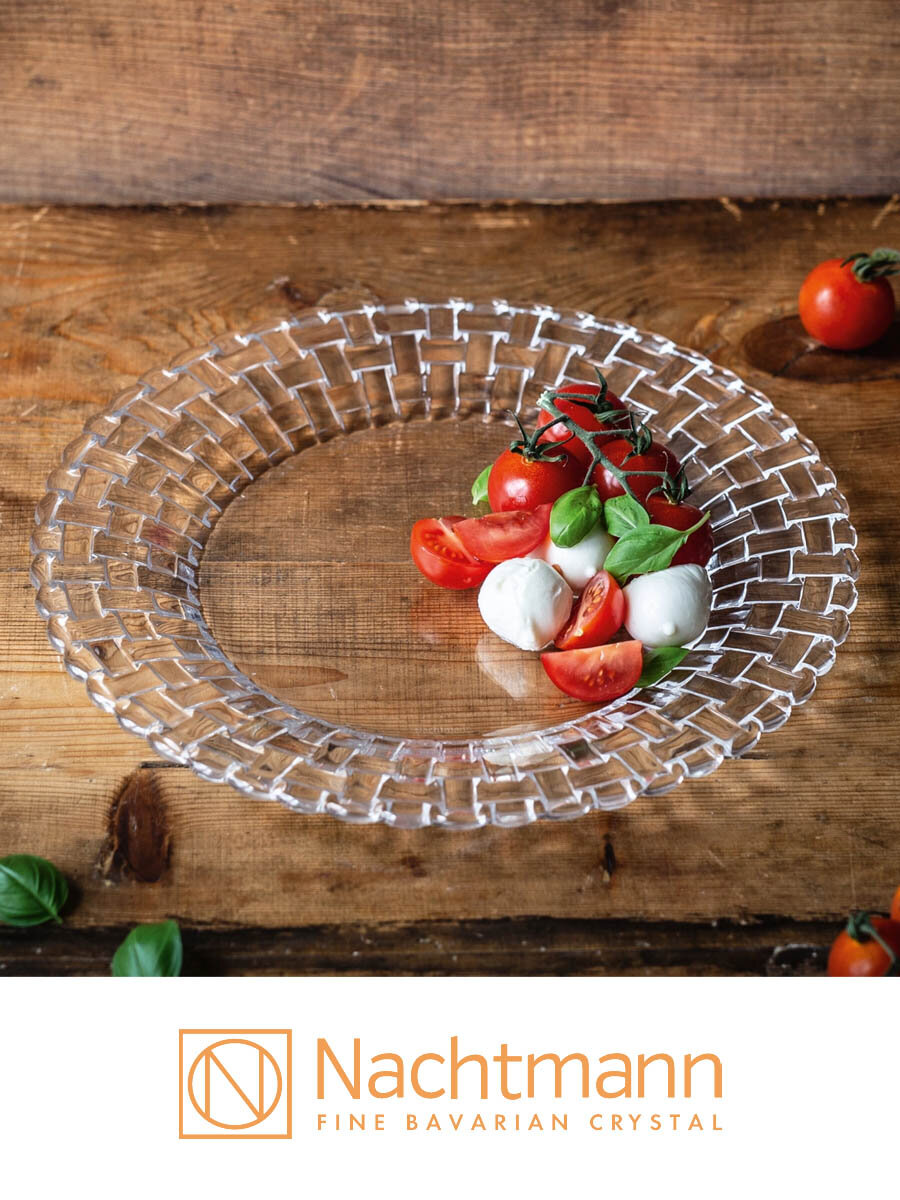 Набор тарелок Nachtmann Bossa Nova 23см, 2шт, хрустальное стекло