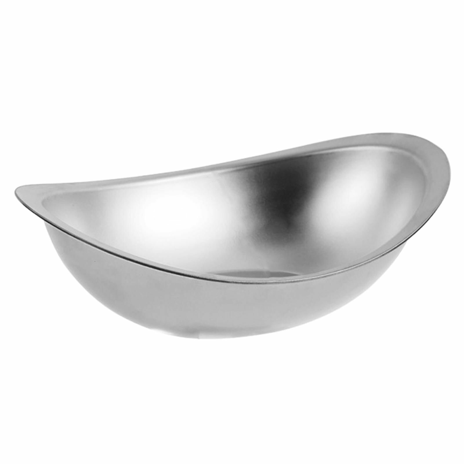 Салатная чаша из нержавеющей стали, серебро - 16X11