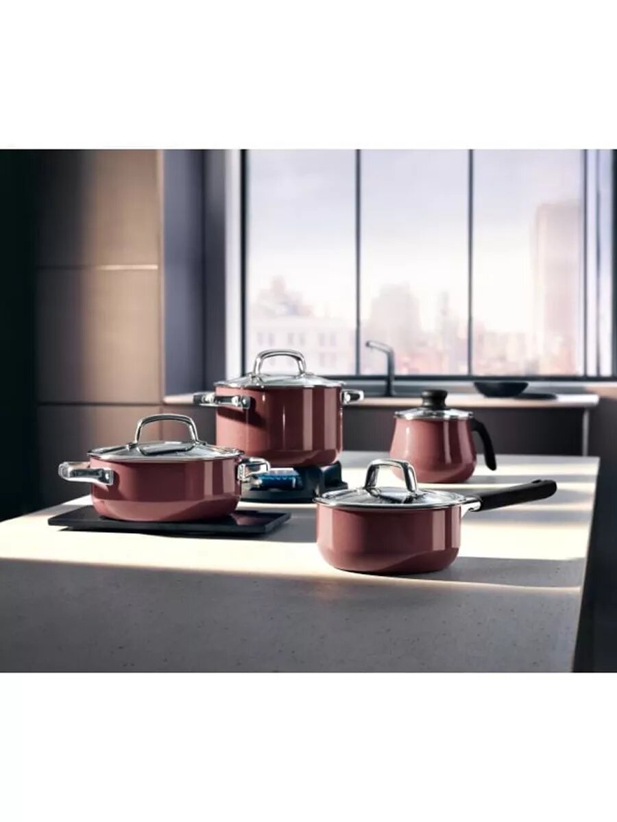 Набор кастрюль и кухонный ковш, 4 предмета