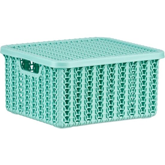 Коробка Idea вязание 1,5л с крышкой М 2368 Фисташковый