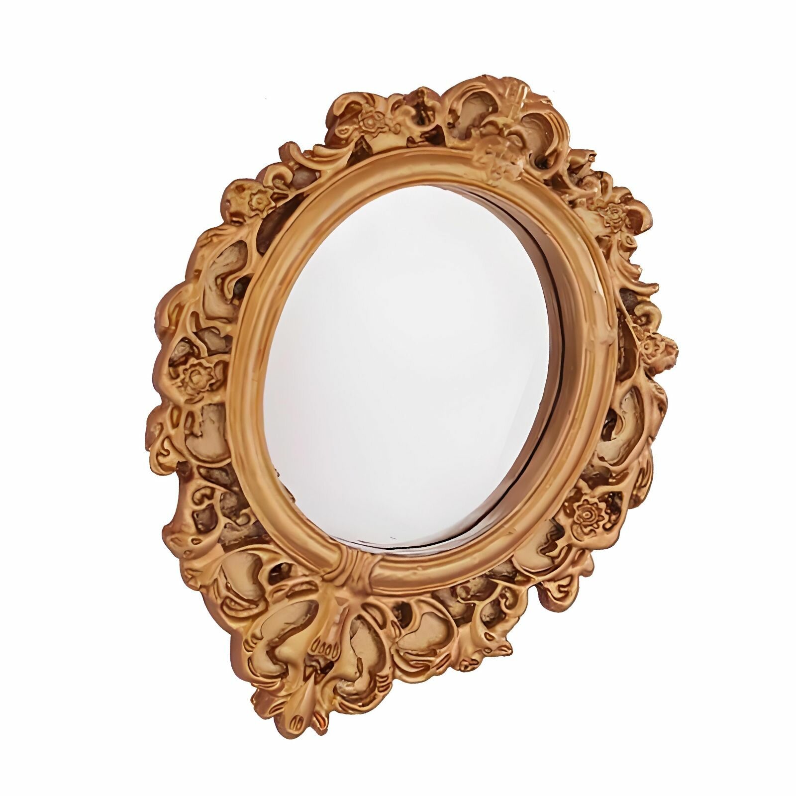 Декоративное миниатюрное зеркало для кукольного дома античный аксессуар