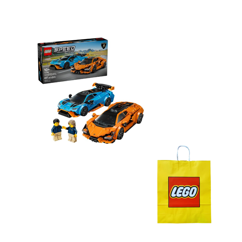 LEGO Super Racing Lamborghini Revuelto And Huracán STO Building Blocks 607pcs 77238 null