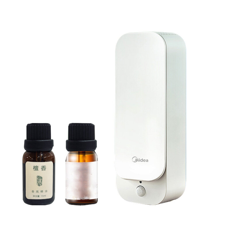 Ароматодиффузор Midea 13491886, белый, стильный дизайн, для создания уюта в помещении
