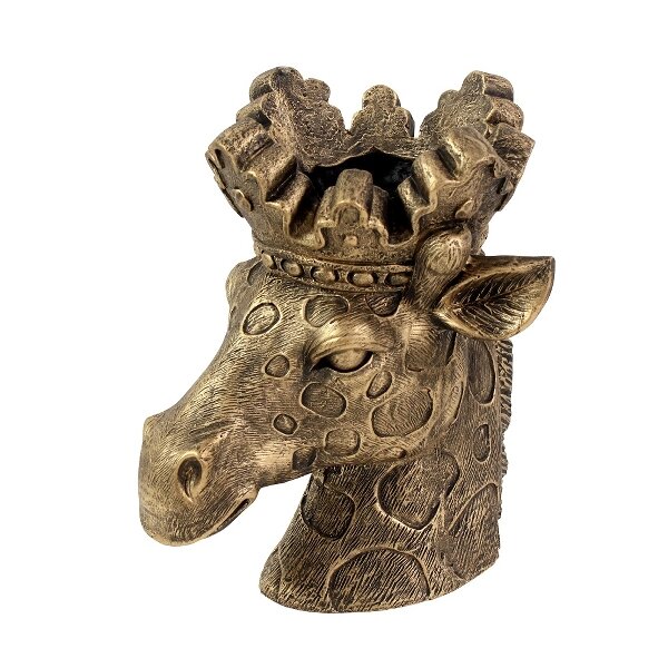 Кашпо Жираф Люси WERNER VOSS 51633 золото 39x32x43 см