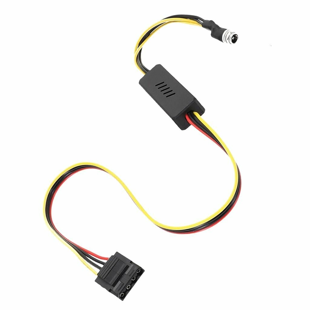 Кабель питания HDD Molex 4Pin, - одно перетаскивание, одно