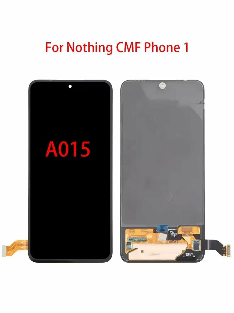 Дисплей на Nothing CMF Phone 1, A015 (ORIG) в сборе с тачскрином Черны
