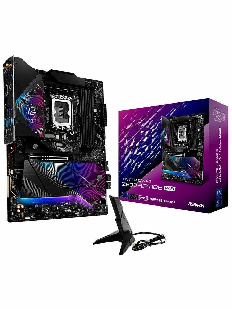 Материнская плата Z890 RIPTIDE WIFI LGA1851 Intel Z890 ATX R