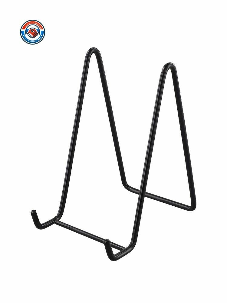 Настольный кронштейн для фоторамки, металлическая подставка для выставки фото и картин, держатель для рамок и книг в интерьере, компактный мольберт для дома и офиса, черный белый золотой