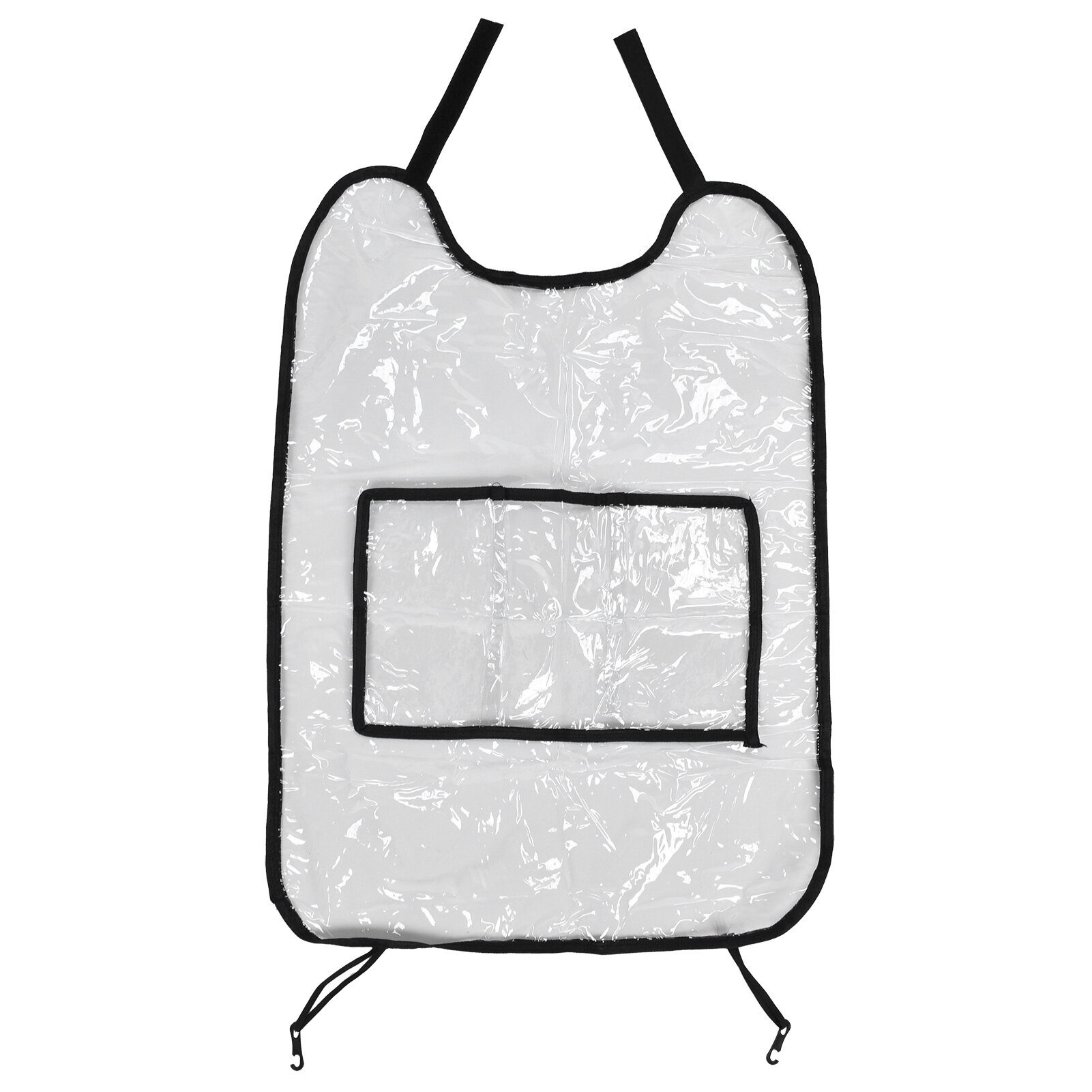 Защита заднего сиденья автомобиля, антигрязные детские автомобильные коврики, накладки на заднее сиденье для детского сиденья (прозрачные с карманами)