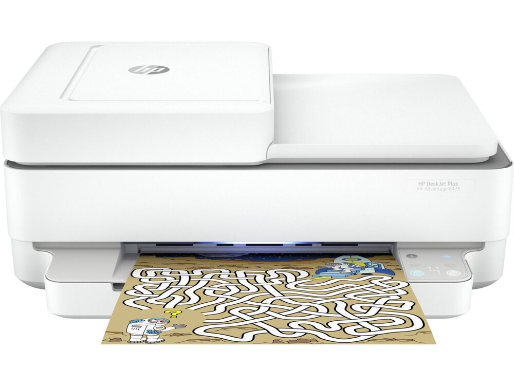 МФУ струйный HP DeskJet Plus Ink Advantage 6475 (5SD78C) A4 Duplex WiFi белый