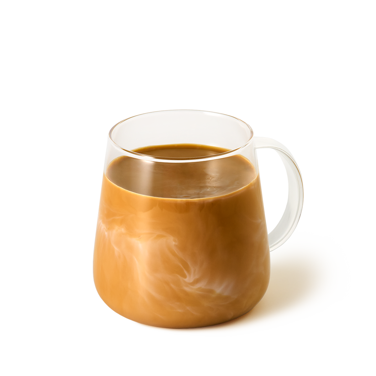 Кофе с молоком "S", Из Лавки, 300 мл, стакан, натуральный жареный, арабика