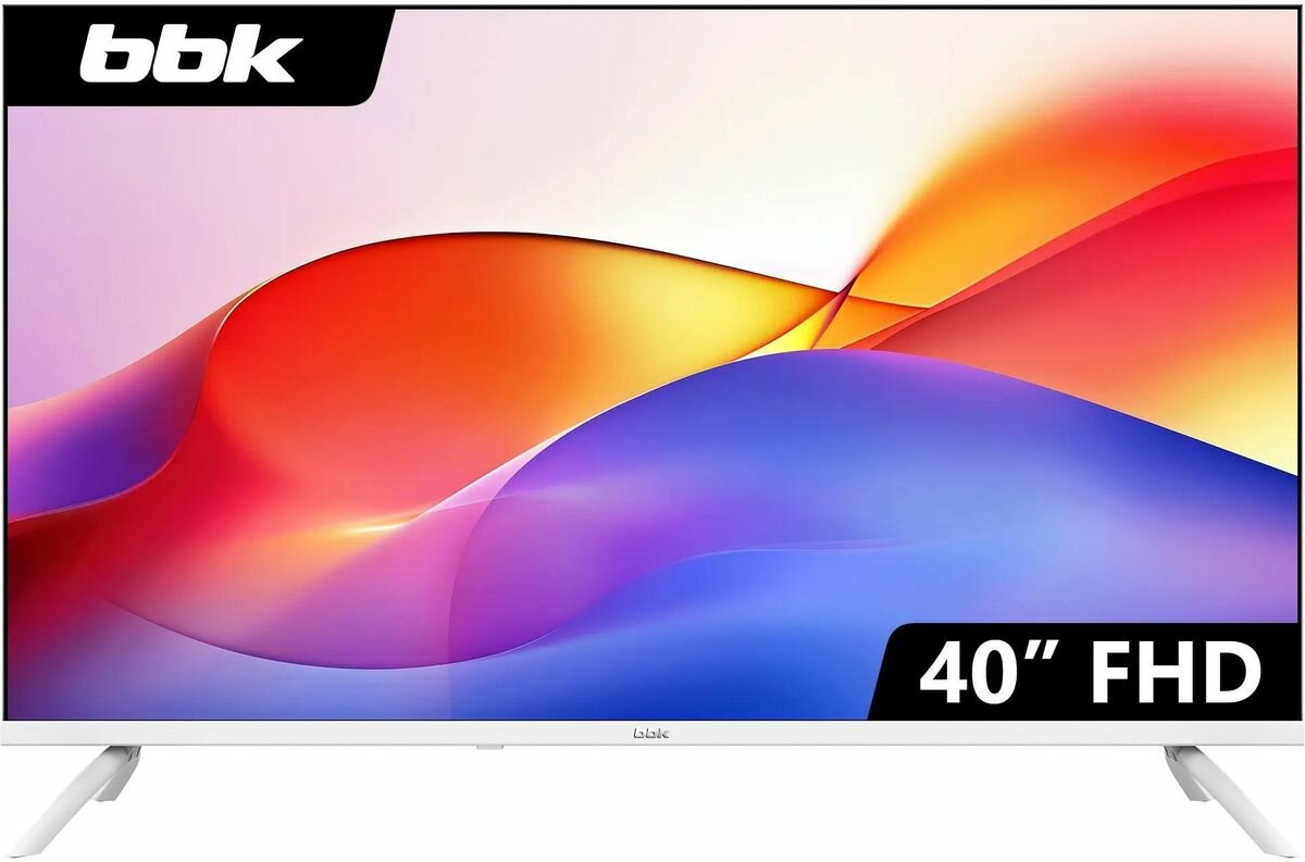 40" Телевизор BBK 40LEM-1042/FTS2C (W) FULL HD, белый