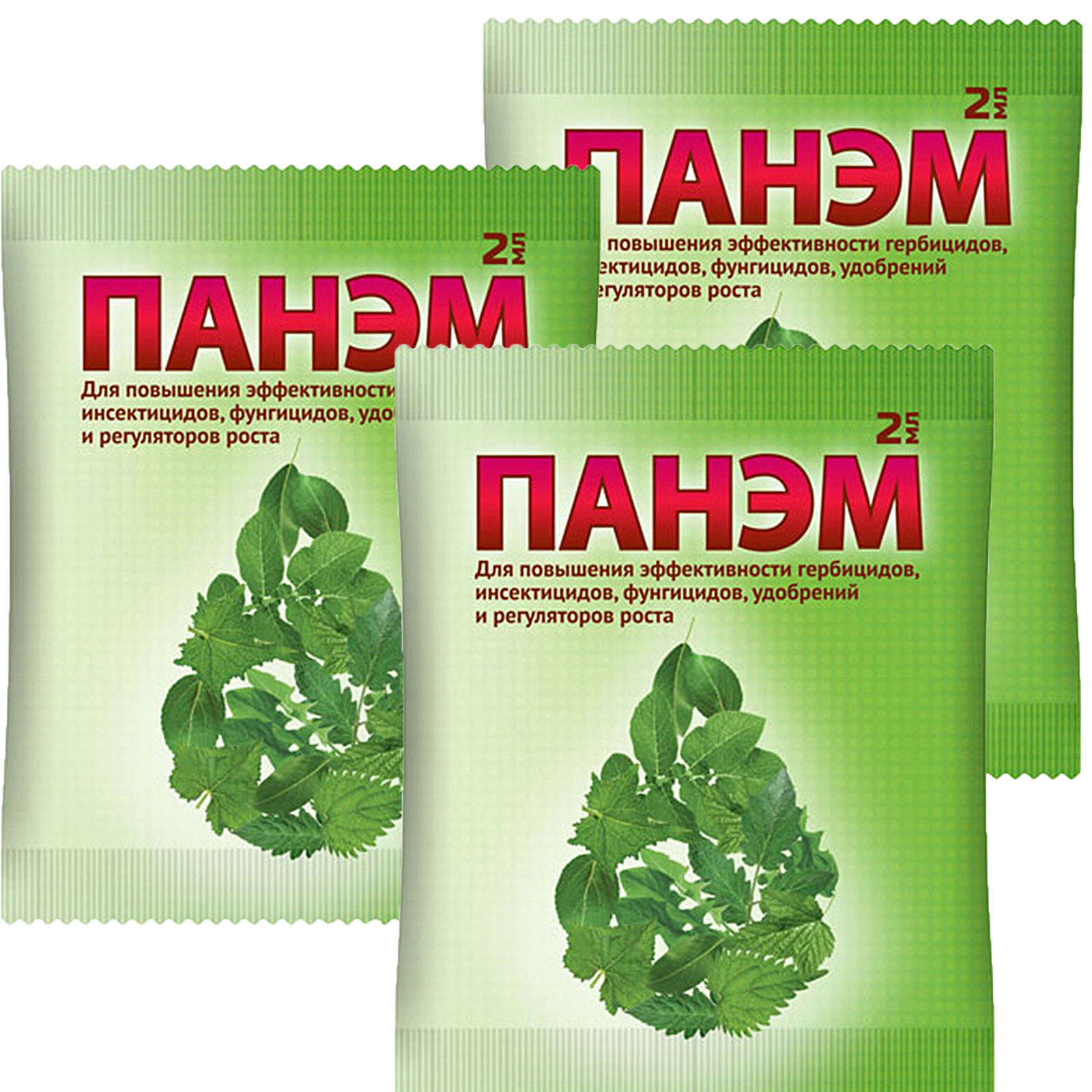 Панэм, прилипатель, усилитель действия средств для защиты растений, удобрений и регуляторов роста, 2 мл х 3 шт
