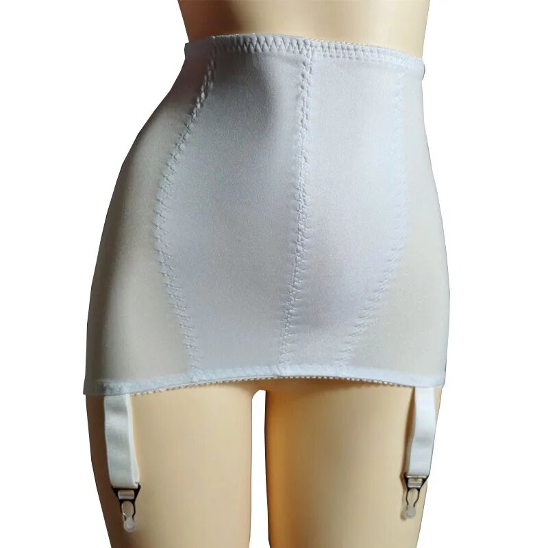 FUNKLOUZ Эластичный пояс для подвязок белый/черный Белый, М, белый