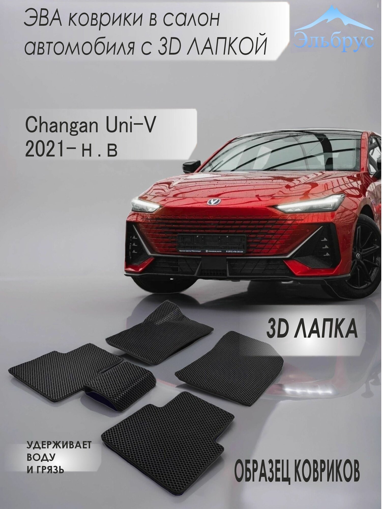 Комплект ЭВА ковриков в автосалон Changan Uni-V 2021-н. в
