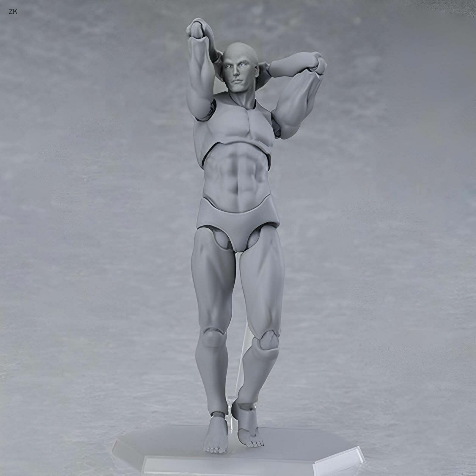 Фигурка-манекен Body Kun SHF, подвижная модель для рисования из ПВХ