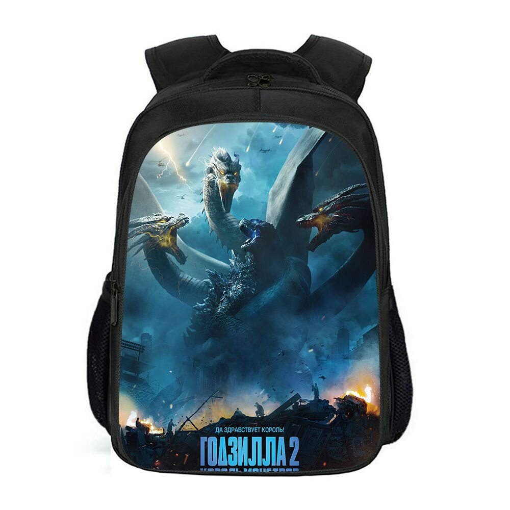 Рюкзак unisex godzilla king of the monsters, модный мультяшный принт, #2