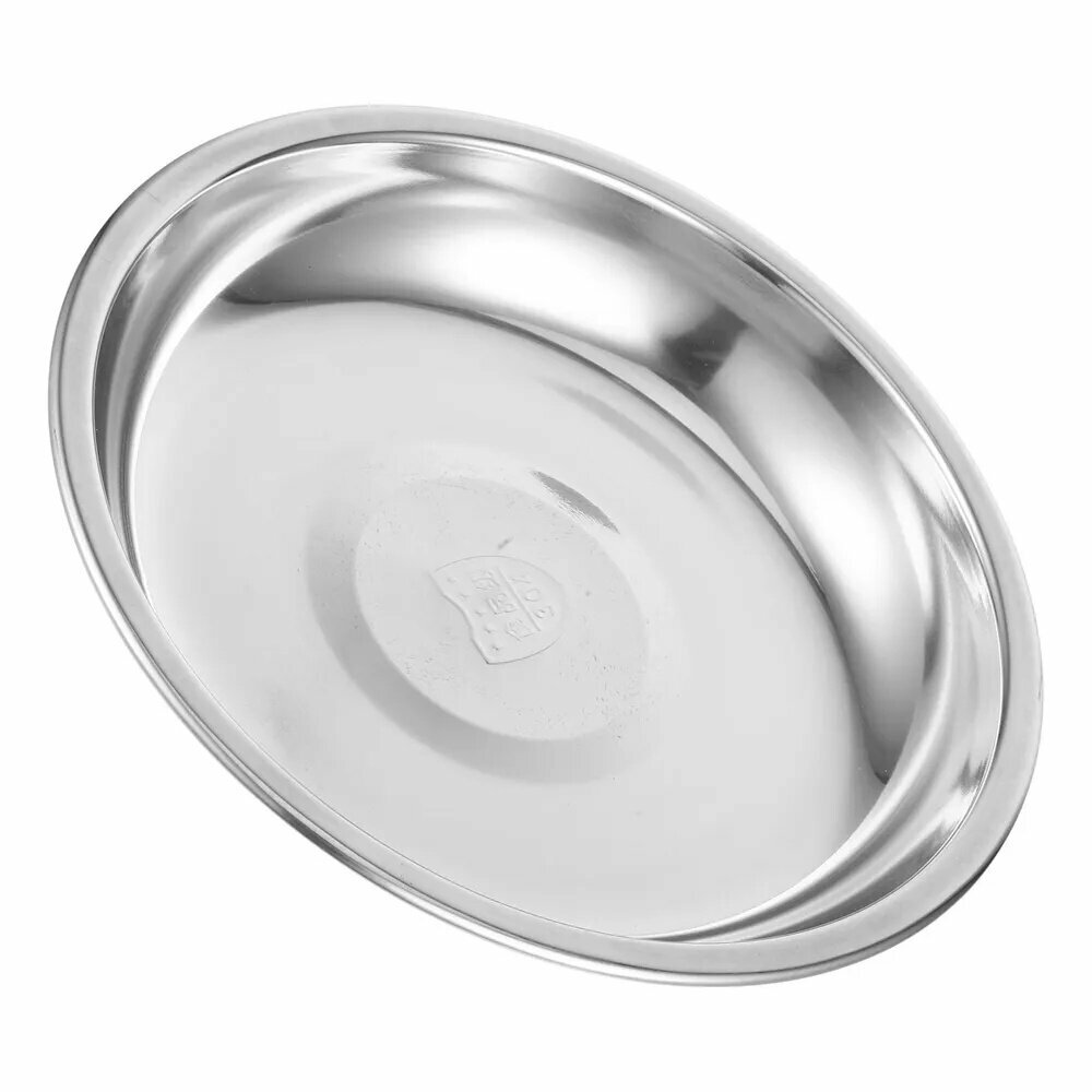 Блюдо сервировочное, 1 шт, Нержавеющая сталь Silver
