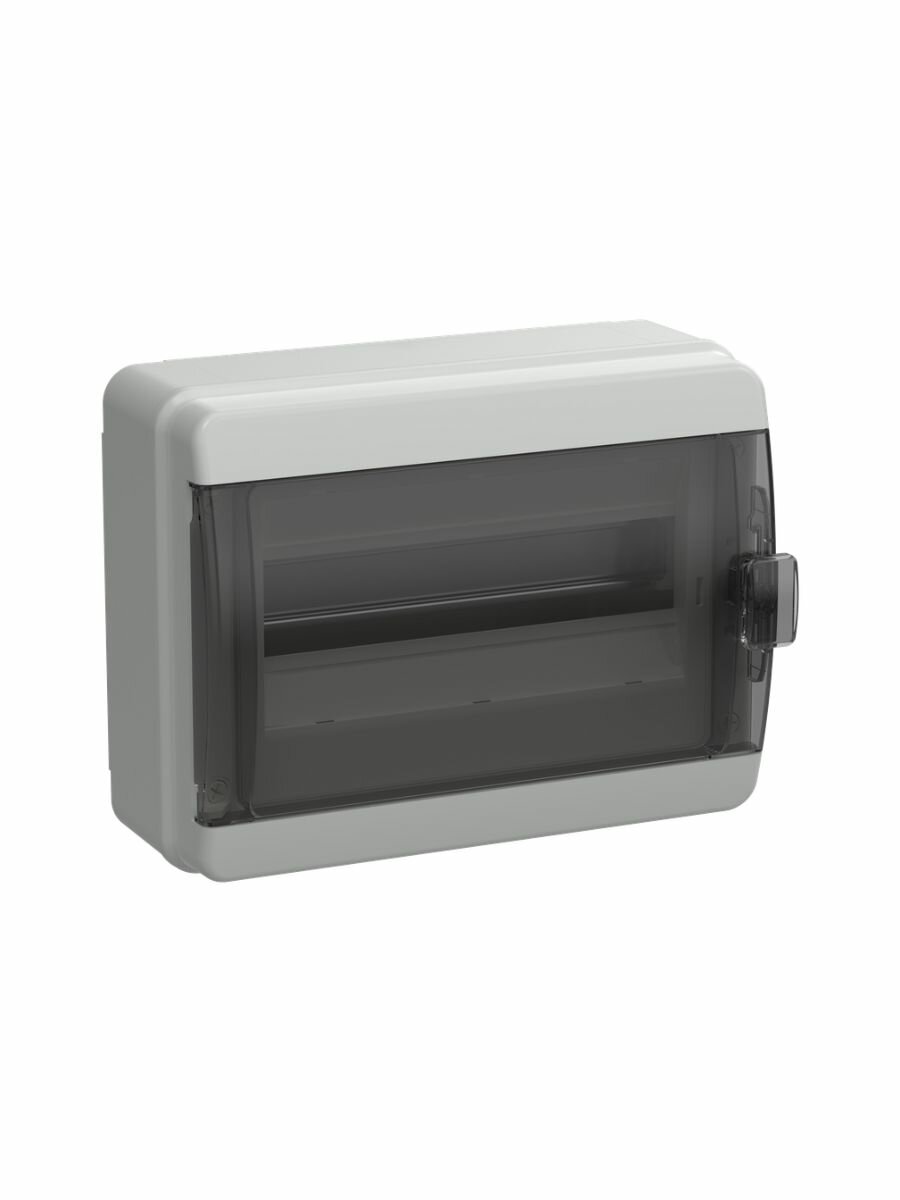 TEKFOR Корпус пластиковый КМПн-12 IP65 черная прозрачная дверь IEK
