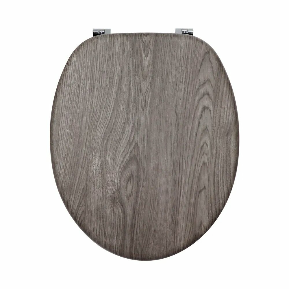 Деревянное сиденье унитаза с регулируемыми петлями из цинкового сплава, MDF деревянное овальное сиденье унитаза