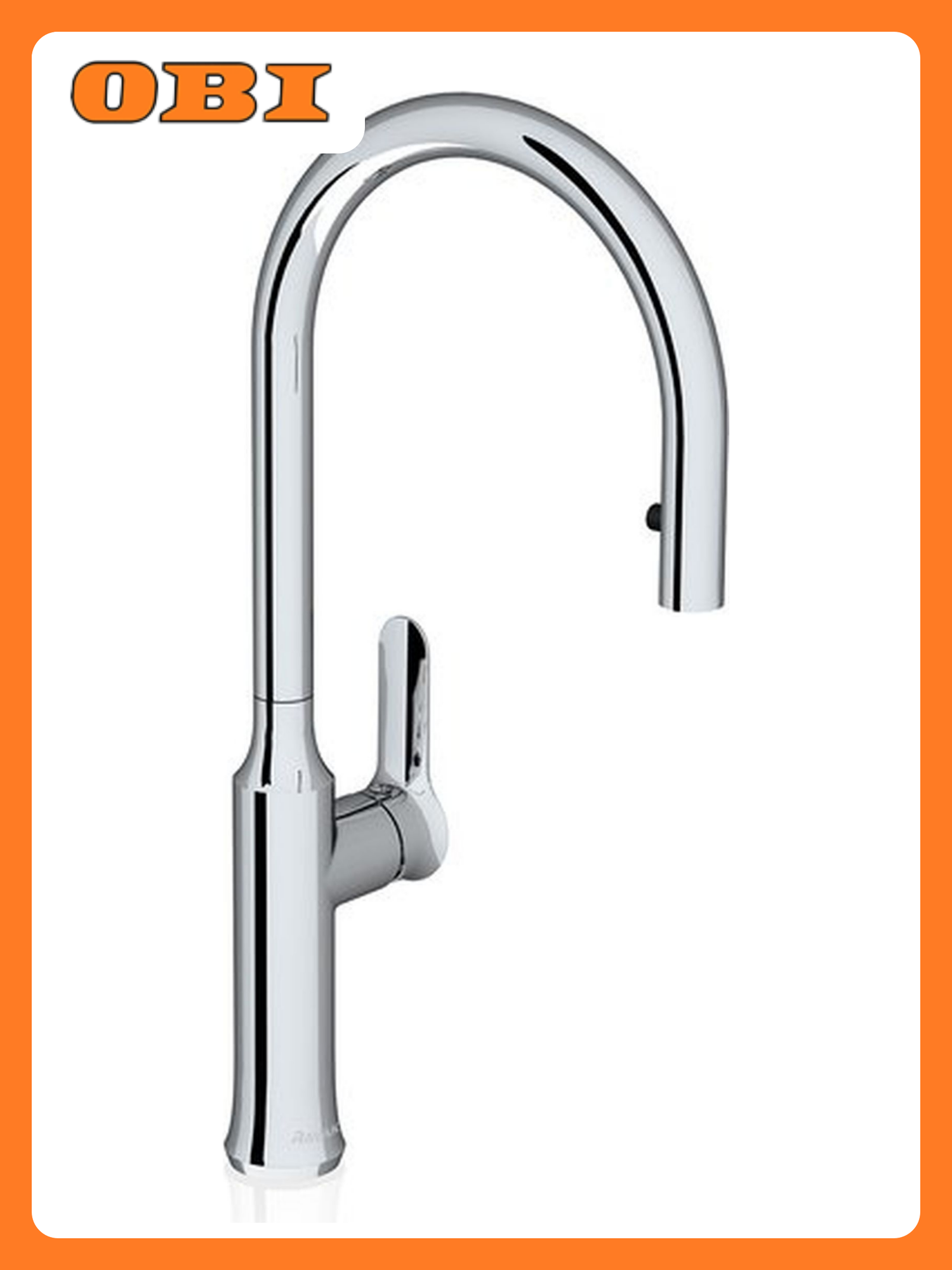 Смеситель для кухни RAVAK KM 017.00 с выдвижным изливом